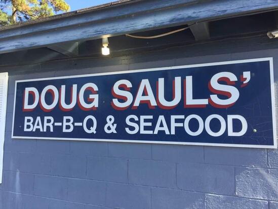 Menu at Doug Sauls BBQ, Rocky Mount