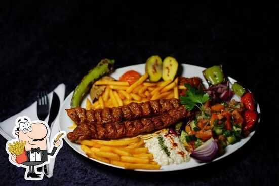 Menu at Istanbul Doner Kebab restaurant, Darmstadt