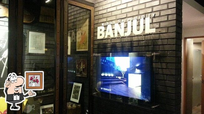 Menu at BANJUL cafe, Seoul