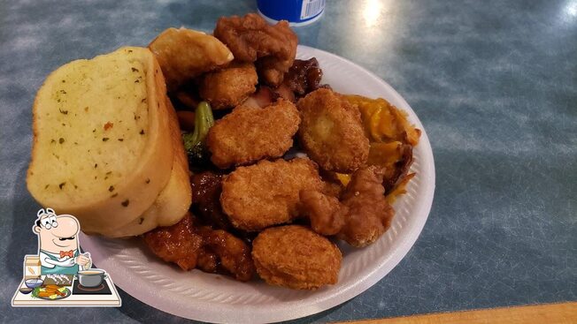 Menu at China Buffet restaurant, Turlock