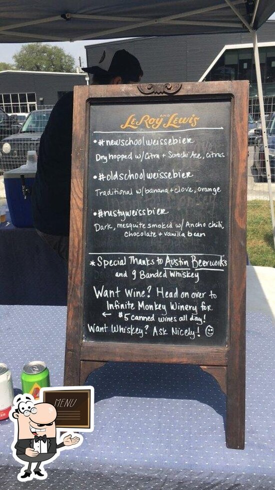 Menu at Leroy And Lewis Barbecue, Austin