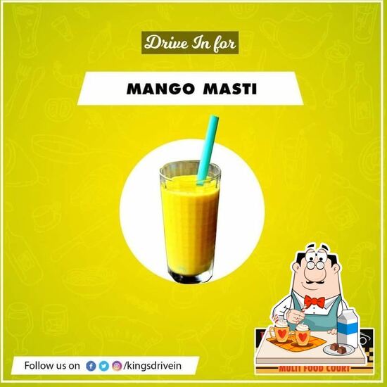 Menu at Kings Drive In, Hyderabad