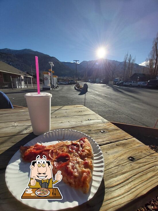 Menu at Crowley Lake General Store cafe, USA