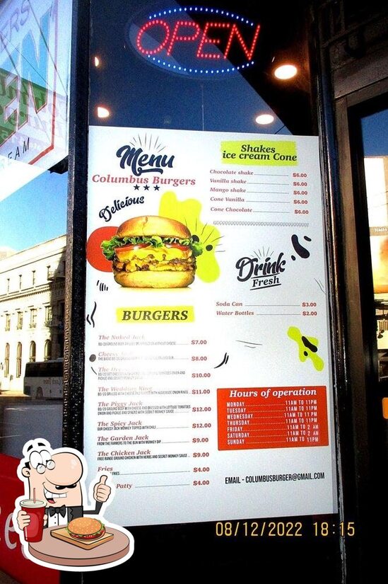 Columbus Burgers in San Francisco - Restaurant menu and reviews