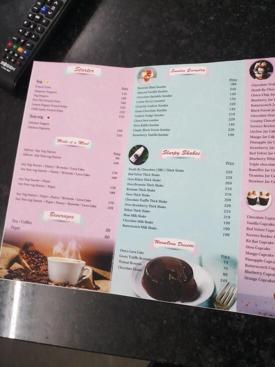 Menu at Kouzina Kafe The Food Court, Delhi