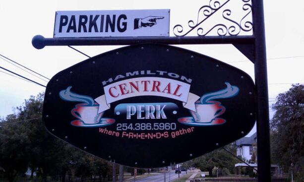 Menu at Central Perk cafe, Hamilton