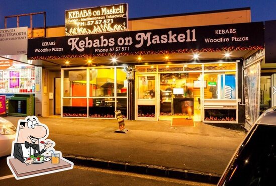 Menu at Kebabs On Maskell fast food, Auckland, 9 Maskell St