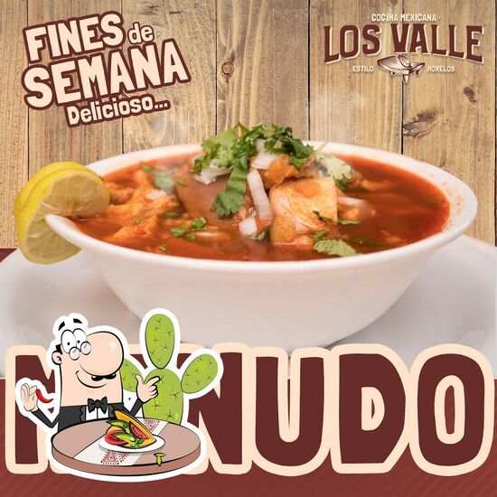 Carta del restaurante Los Valle Cocina Mexicana, Phoenix
