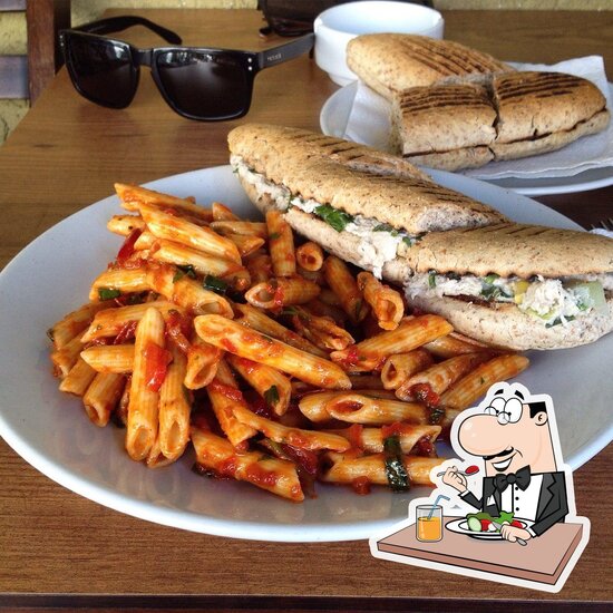Menu at Metro Caffe restaurant, Prishtina