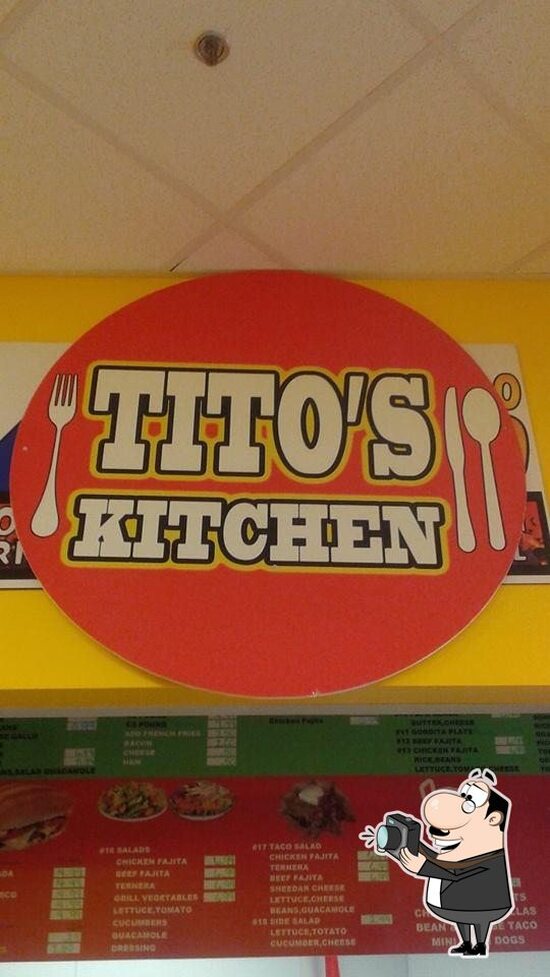 Menu at Tito's Kitchen restaurant, San Antonio