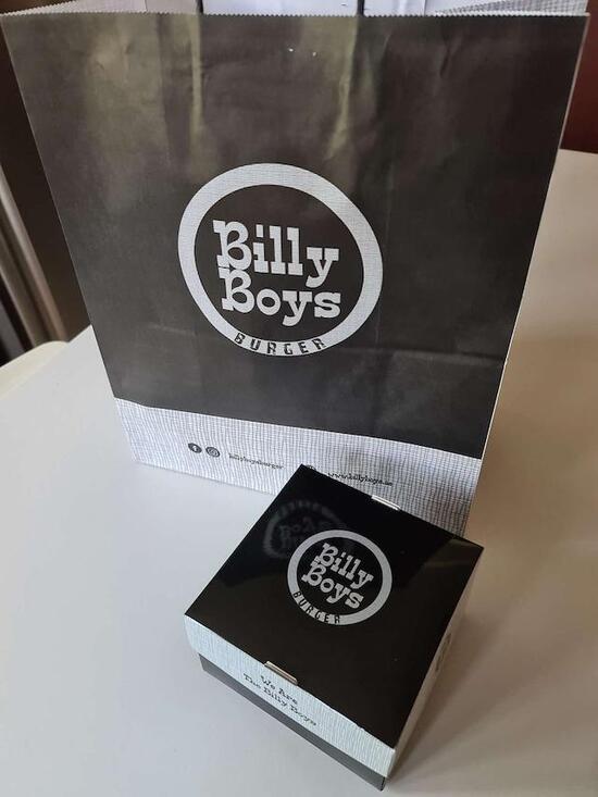 Menu at Billy Boys Burger, Dubai
