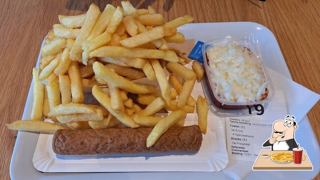 Menu at FRITUUR FRIET - HALTE, Nieuwpoort