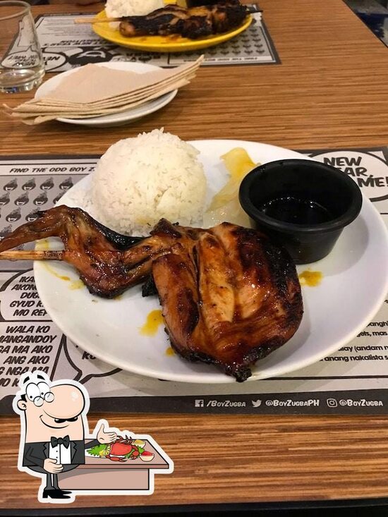 Menu at Boy Zugba restaurant, Cebu City, Central Bloc
