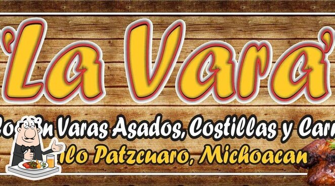 Menu at La Vara restaurant, Delicias