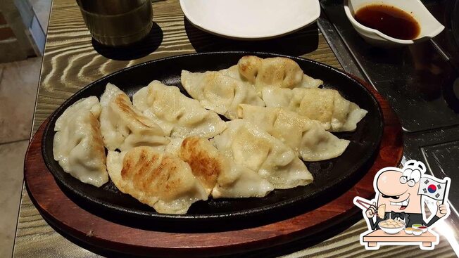 Menu at Pocha Seoul restaurant, Edmonton