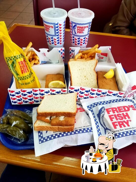 Fred's Fish Fry, 6323 Old Pearsall Rd in San Antonio - Restaurant menu ...
