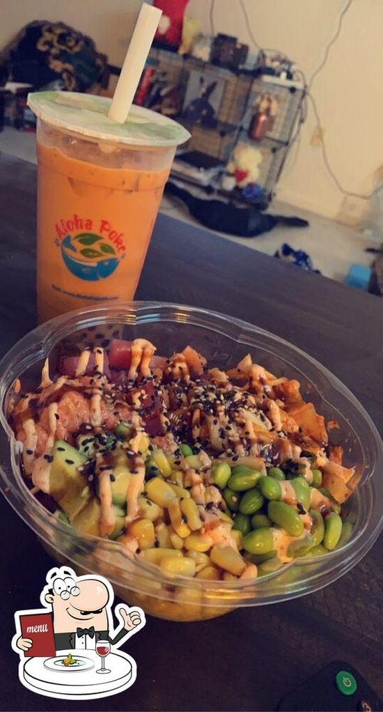 Menu at Aloha Poke restaurant, Fogelsville