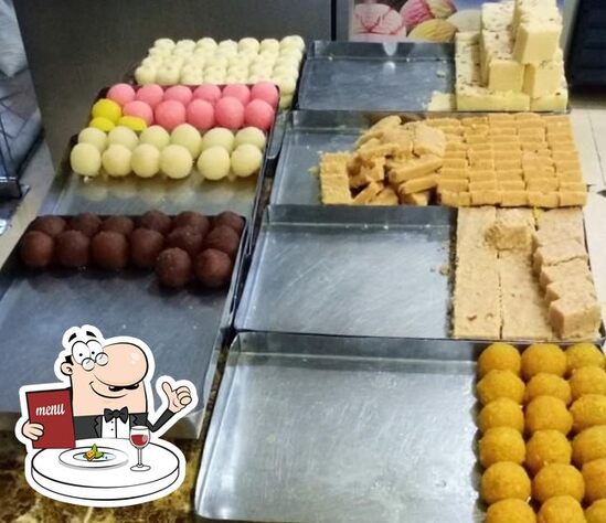 Menu at Sweets Center cafeteria, UAE