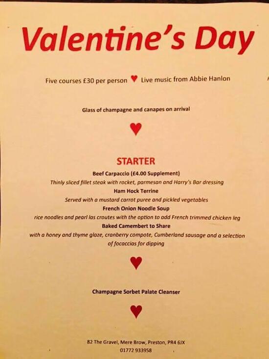 Menu at The Legh Arms pub & bar, Tarleton