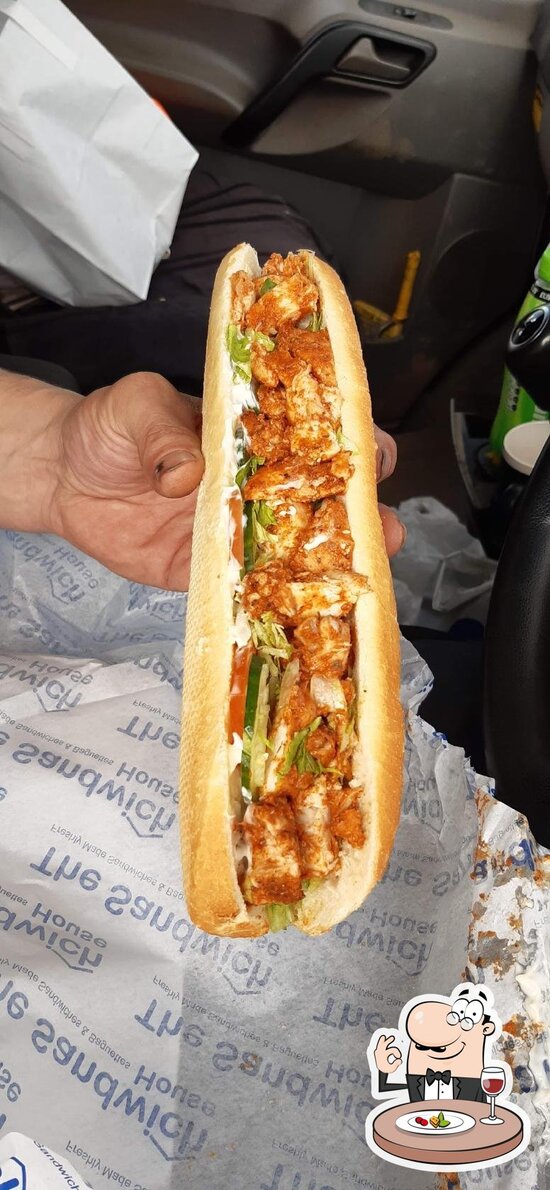 Menu at The Sandwich House fast food, Wednesbury, 16 Trouse Ln