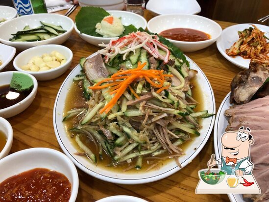 Menu at Busan Jokbal restaurant, Busan, 13-1 광복로