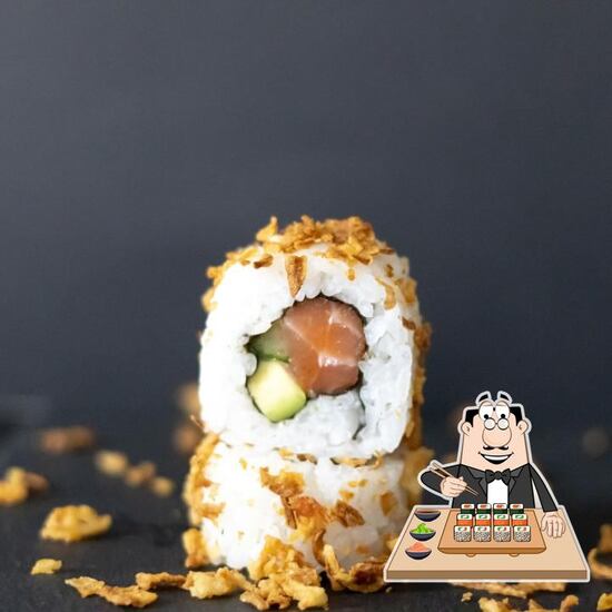 Menu au Les Sushi's d'Astrée, Engis