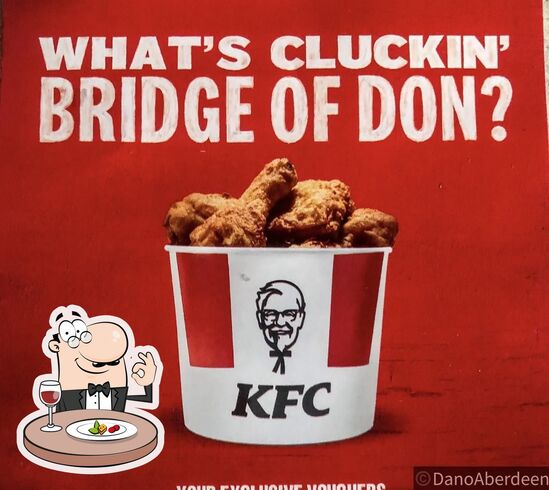 Carta del restaurante KFC Bridge of Don- Broadfold Road, Aberdeen