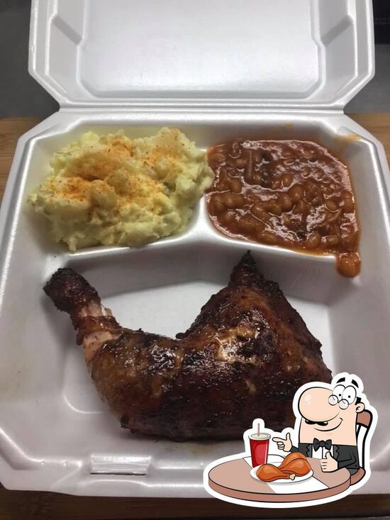 Menu at Baps BBQ, Pontotoc
