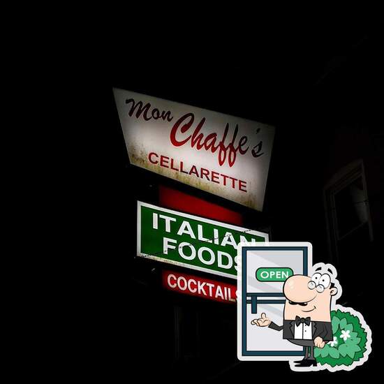 Menu at Mom Chaffe's Cellarette restaurant, West Reading