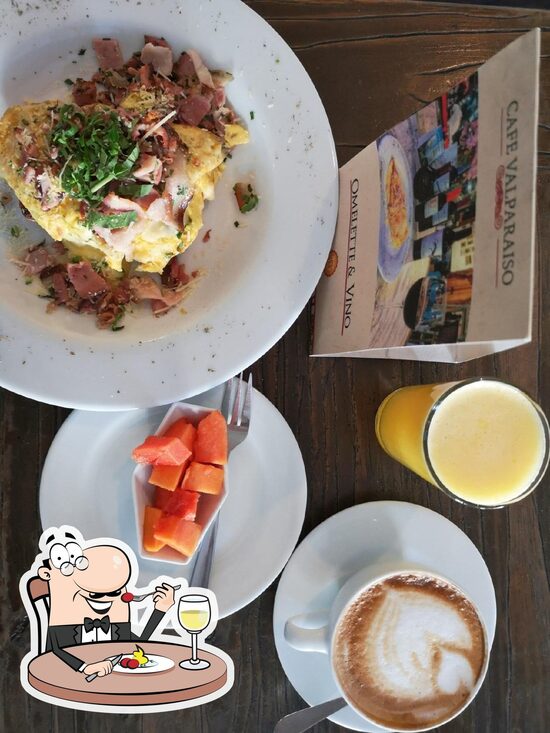 Menu at Cafe Valparaiso, Cali, calle 7O # 1-35