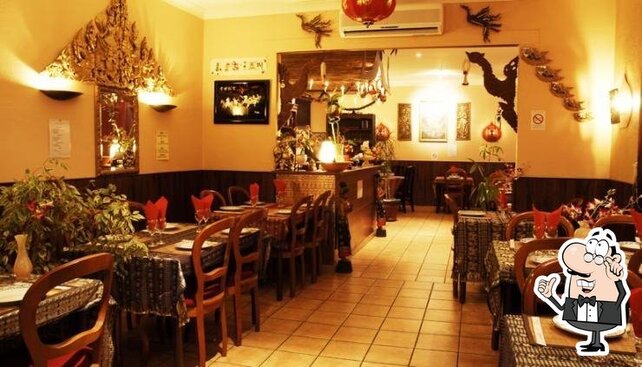 Menu at Le Siam restaurant, Strasbourg