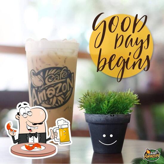 Menu at Café Amazon (คาเฟ่ อเมซอน พระใหญ่) พุทธอุทยานเพชบุระ cafe, Tha Phon