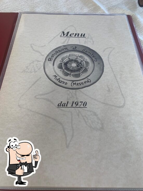 Menu da Al Gambero ristorante, Milazzo, Via Ammiraglio Luigi Rizzo