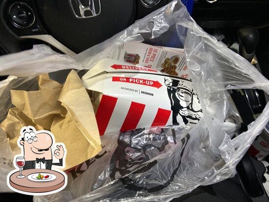Menu at KFC fast food, Huntington Beach, 6100 Warner Ave