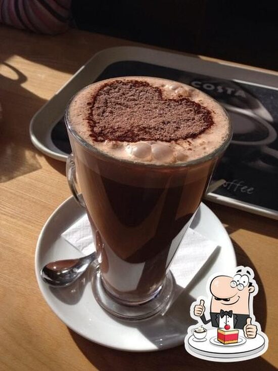 Menu at Costa Coffee cafe, Rugby, 1 Leicester Rd