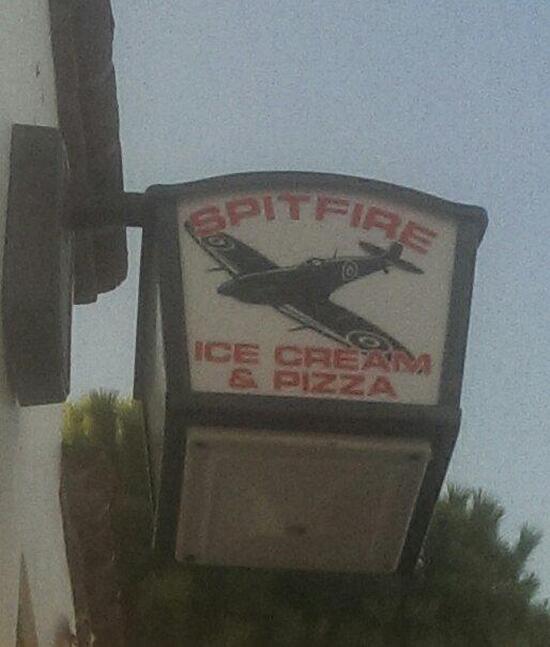 Menu at Spitfire Ice Cream & Pizza Woolston pizzeria, Southampton
