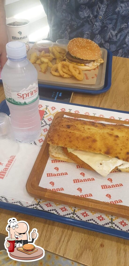 Menu at M'anna restaurant, Tirana