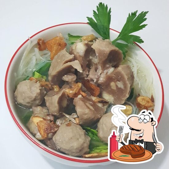 Menu at Bakso Bang Yus restaurant, Gunungjaya