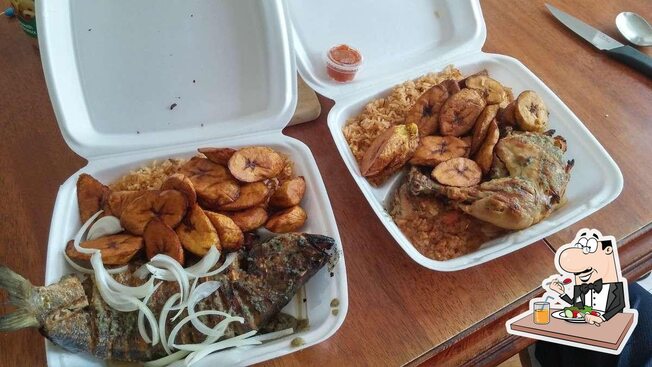 Menu at Hot Africa BBQ, Montreal, Queen Mary Rd