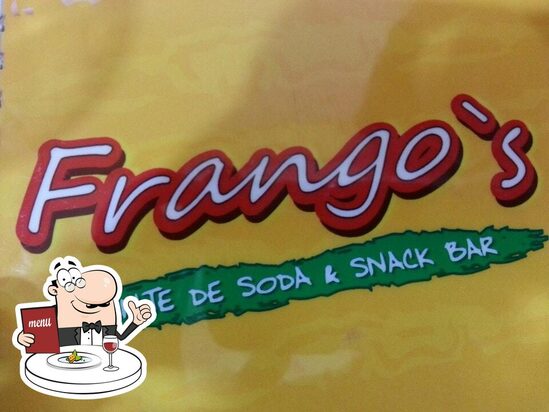 Menu at Frangos restaurant, Lima