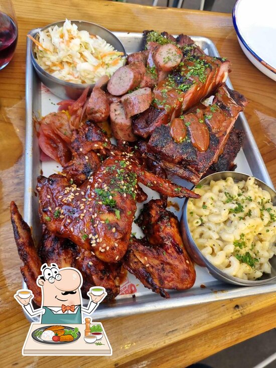 Menu at Smoking Shack restaurant, Auckland