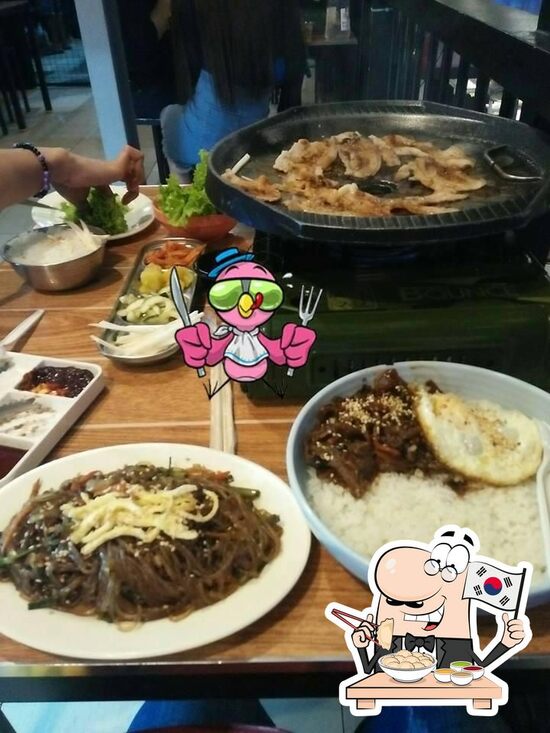 Menu at Yeonin Seoul restaurant, Mae Sot, Chidwana Road 59