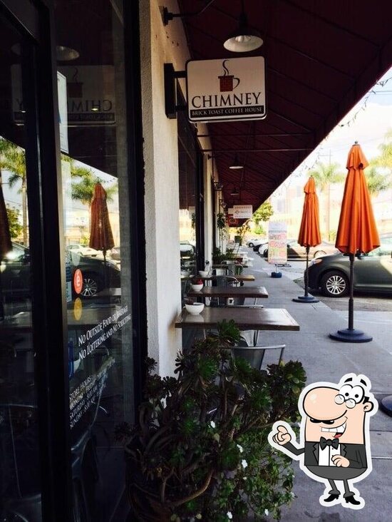 Menu at Chimney Coffee House, Los Angeles