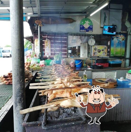 Carta del restaurante น้องฟ้าไก่ย่างพังโคน, Phang Khon