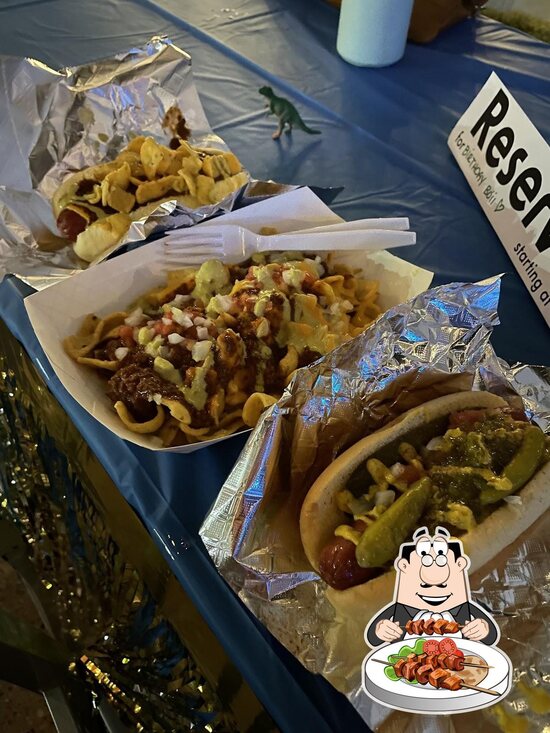 Menu at Dominion Dogs, Hot Dogs • Cold Beer restaurant, Williamsburg