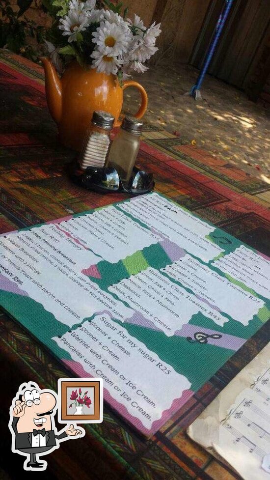 Menu at The Mulberry Tree restaurant, Pretoria