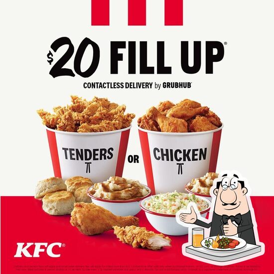 Menu at KFC fast food, Chattanooga, TN-153