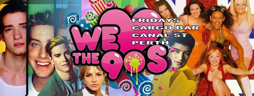 Menu at Totally 90s club, Perth