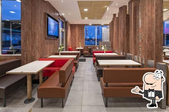 Menu at McDonald's fast food, Cham