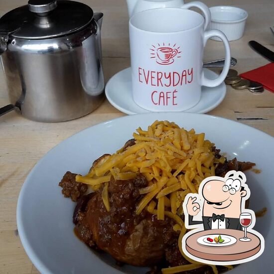 Menu at Everyday Cafe, Stanhope